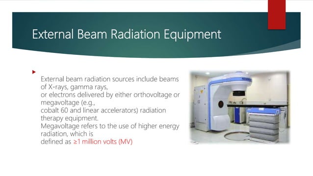 Principles of radiotherapy | PPTX