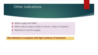 Principles of radiotherapy | PPTX