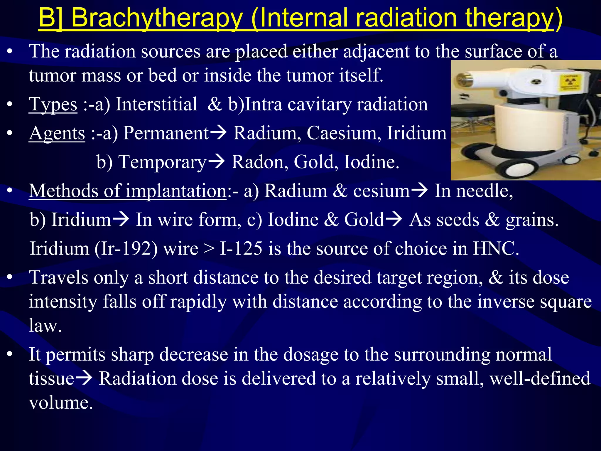 Principles of Radiotherapy in Head & Neck Surgery and Recent Advances A ...