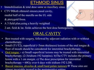 Principles of Radiotherapy in Head & Neck Surgery and Recent Advances A ...