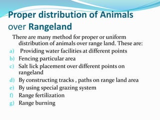 Principles of rangeland management | PPTX