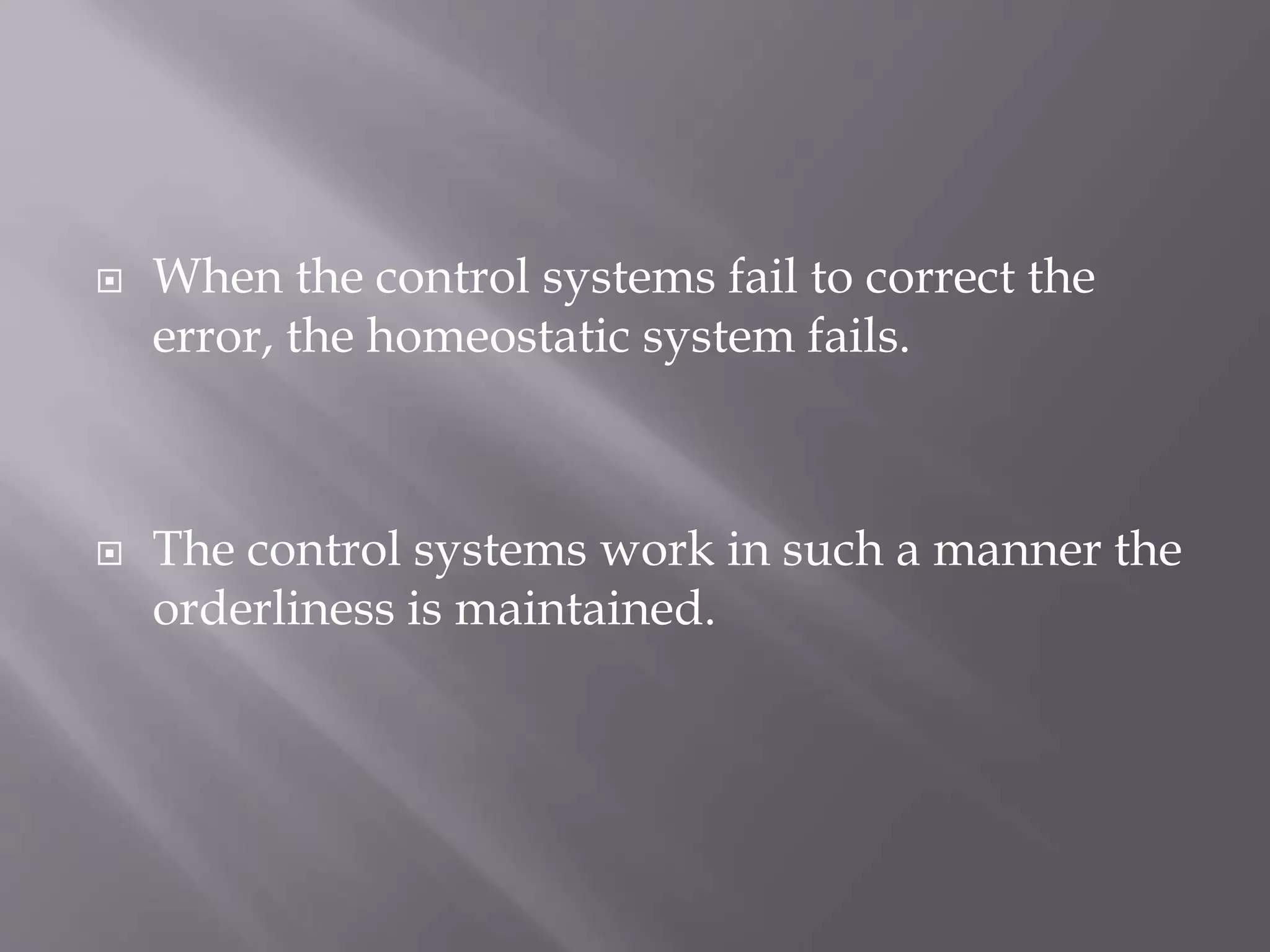 Principles of regulation: control system. | PPTX