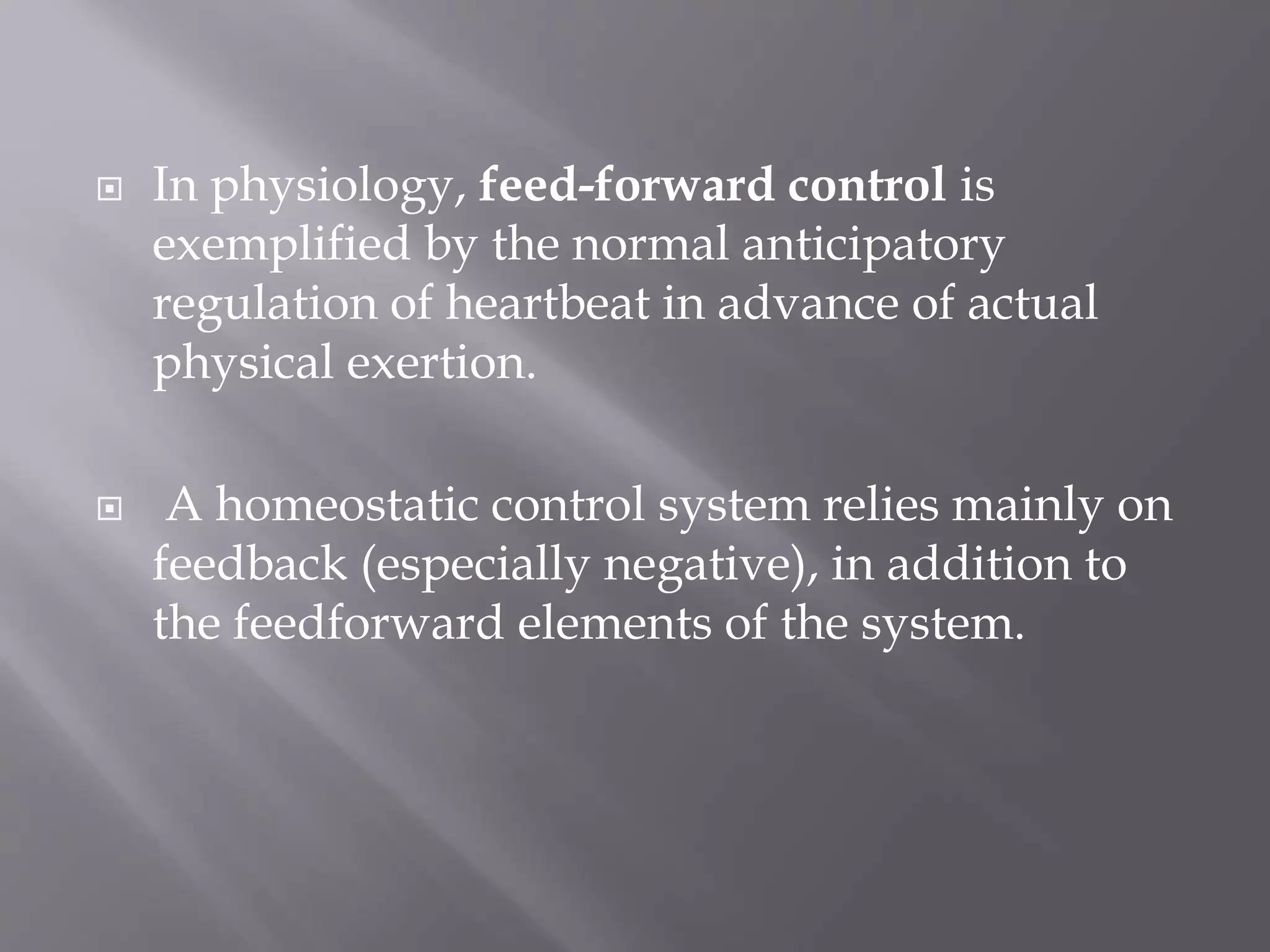 Principles of regulation: control system. | PPTX