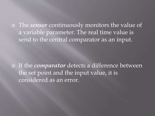 Principles of regulation: control system. | PPTX