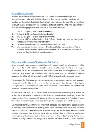Principles of Remote Sensing | PDF