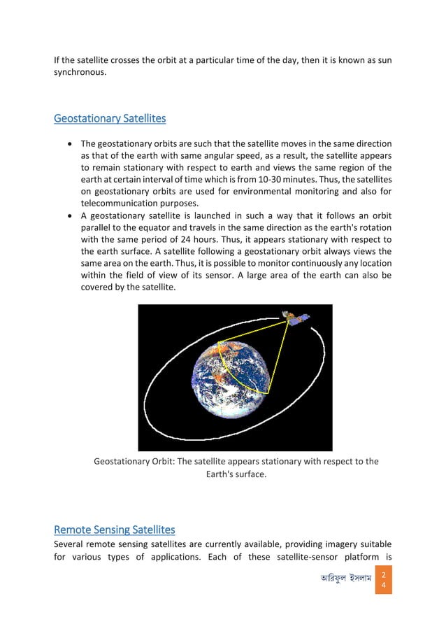 Principles of Remote Sensing | PDF