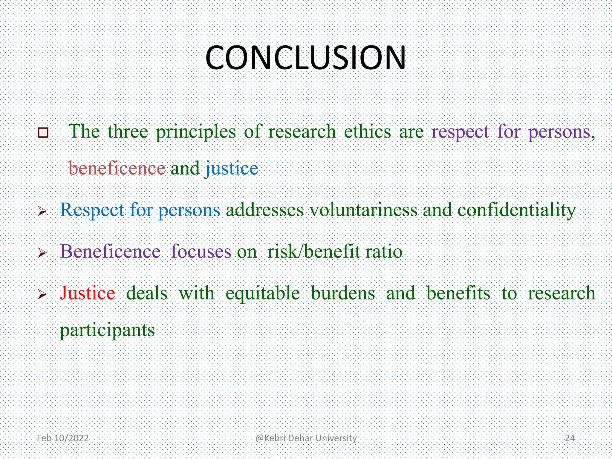 Principles of research ethics kdu | PPTX