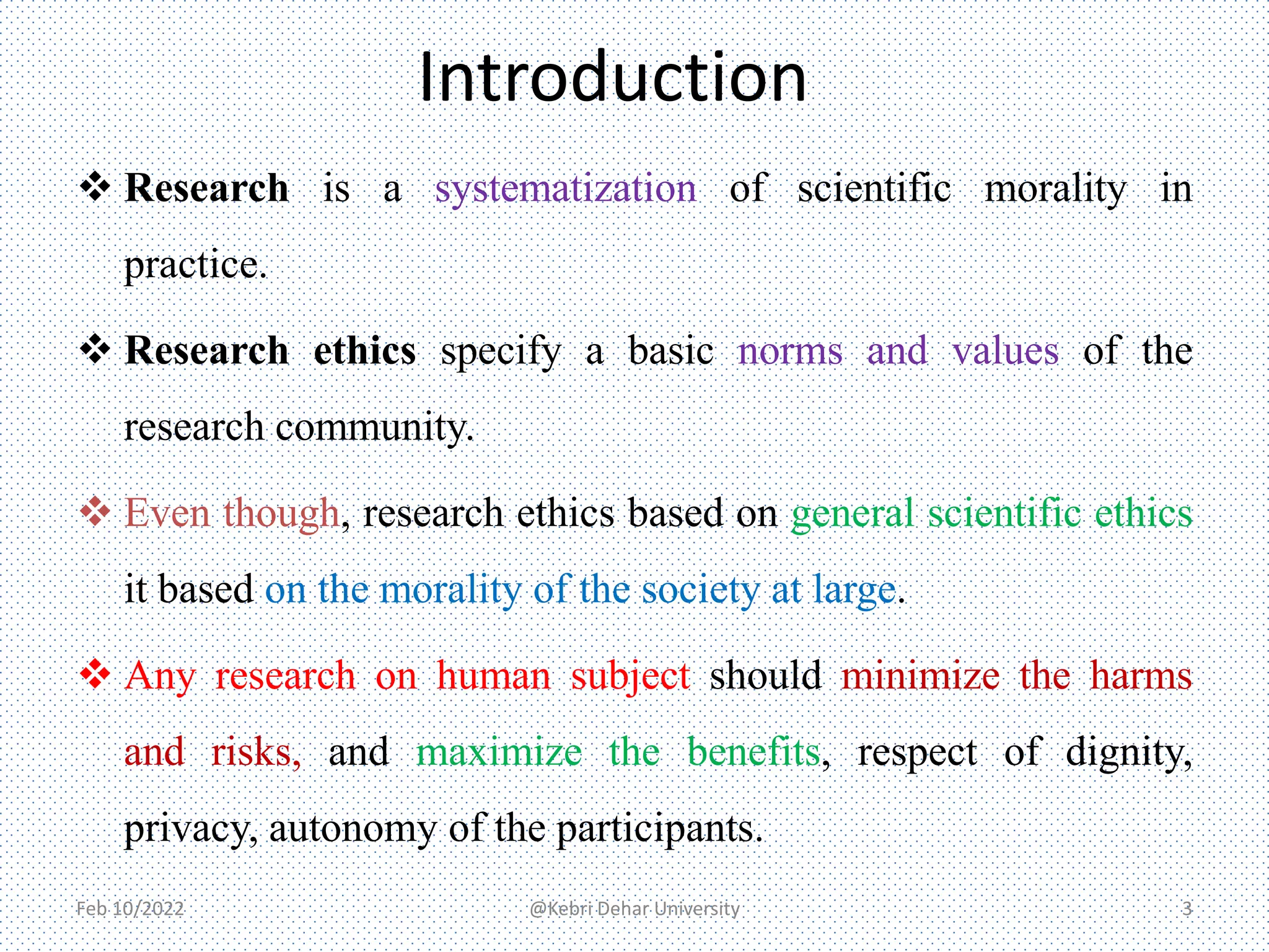 Principles of research ethics kdu | PPTX