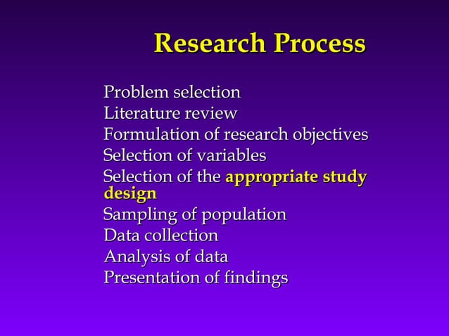 Research Methodology - Study Designs | PPT | Diseases and Conditions ...