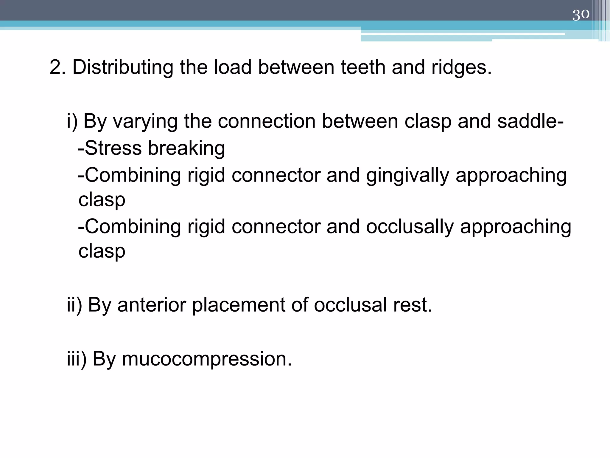 Principles of rpd design according to KENNEDY classification | PPTX