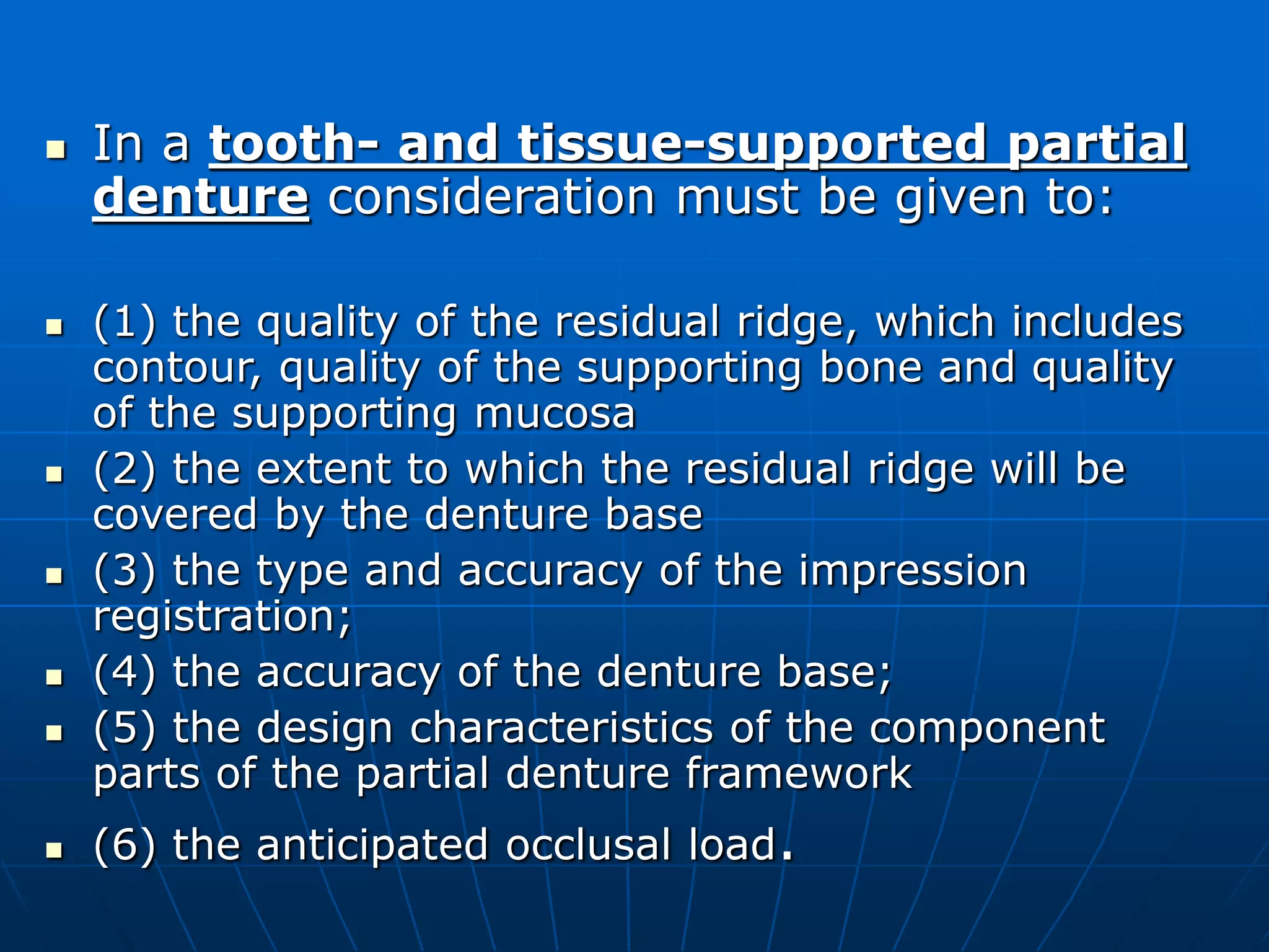 Principles of rpd design | PPT