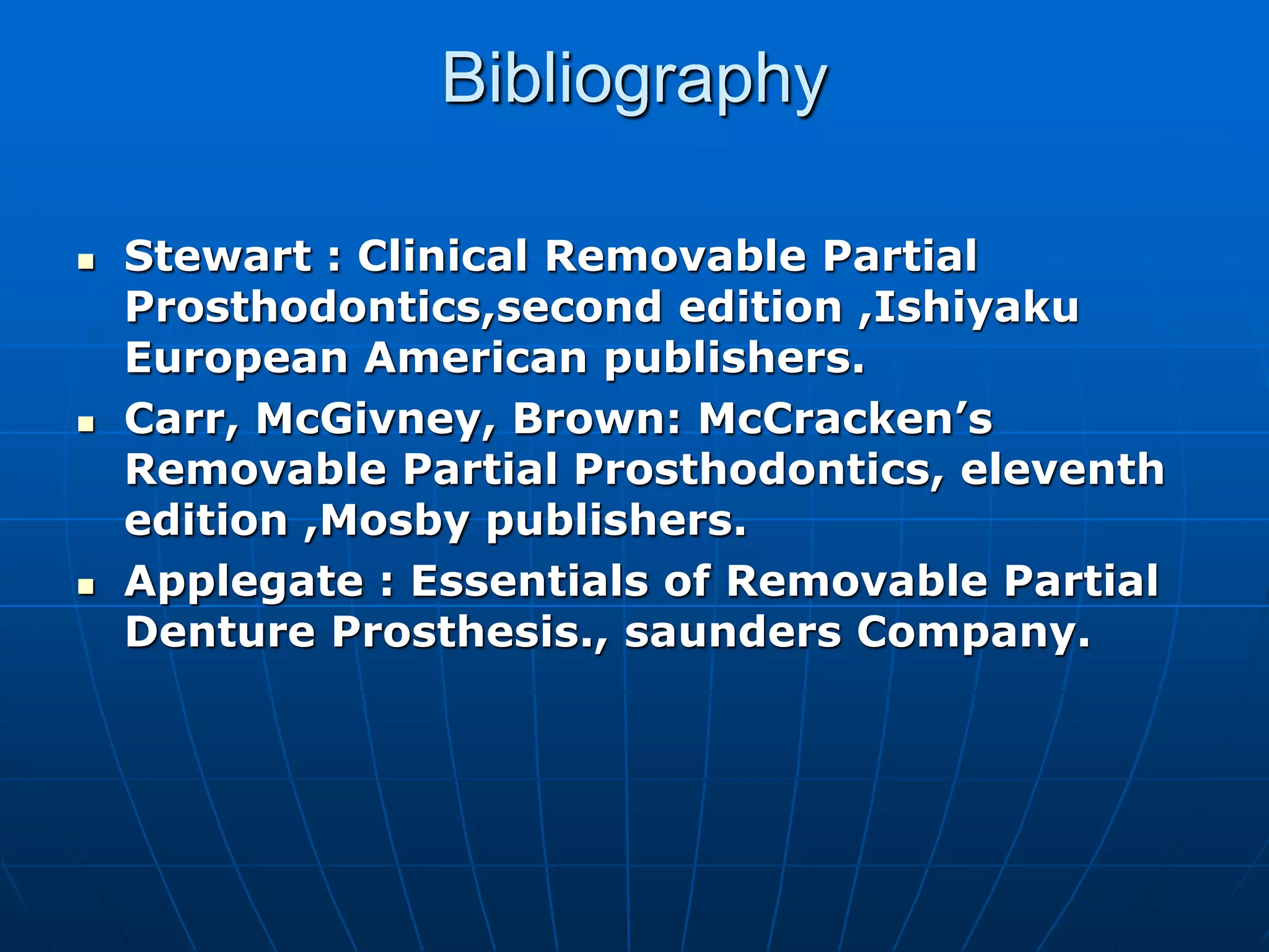 Principles of rpd design | PPT