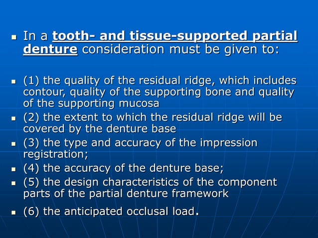 Principles of rpd design | PPT