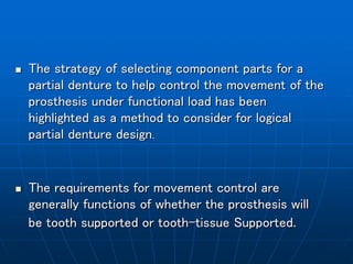 Principles of rpd design | PPT