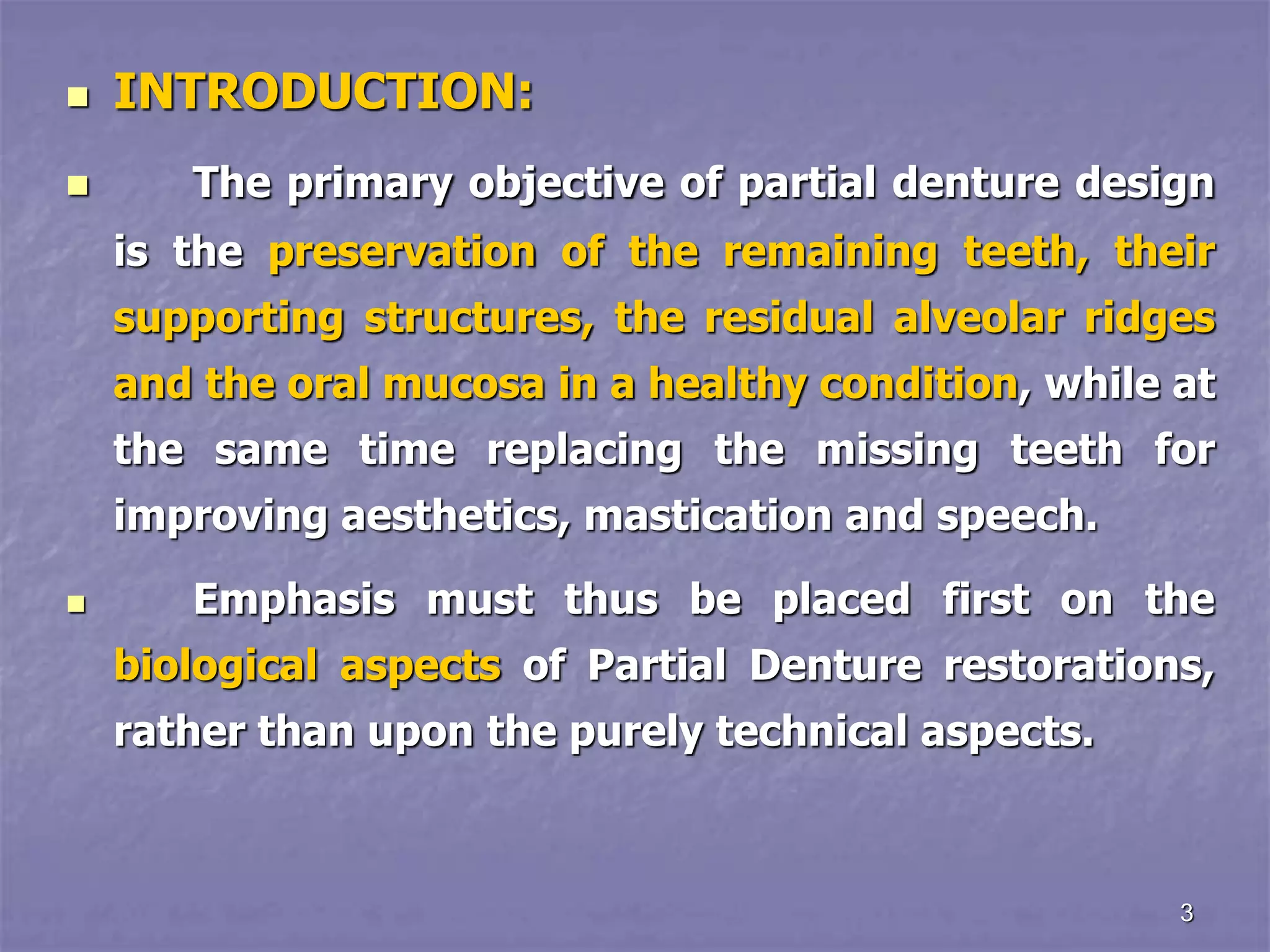 principles of rpd design.ppt | Dental Health | Diseases and Conditions