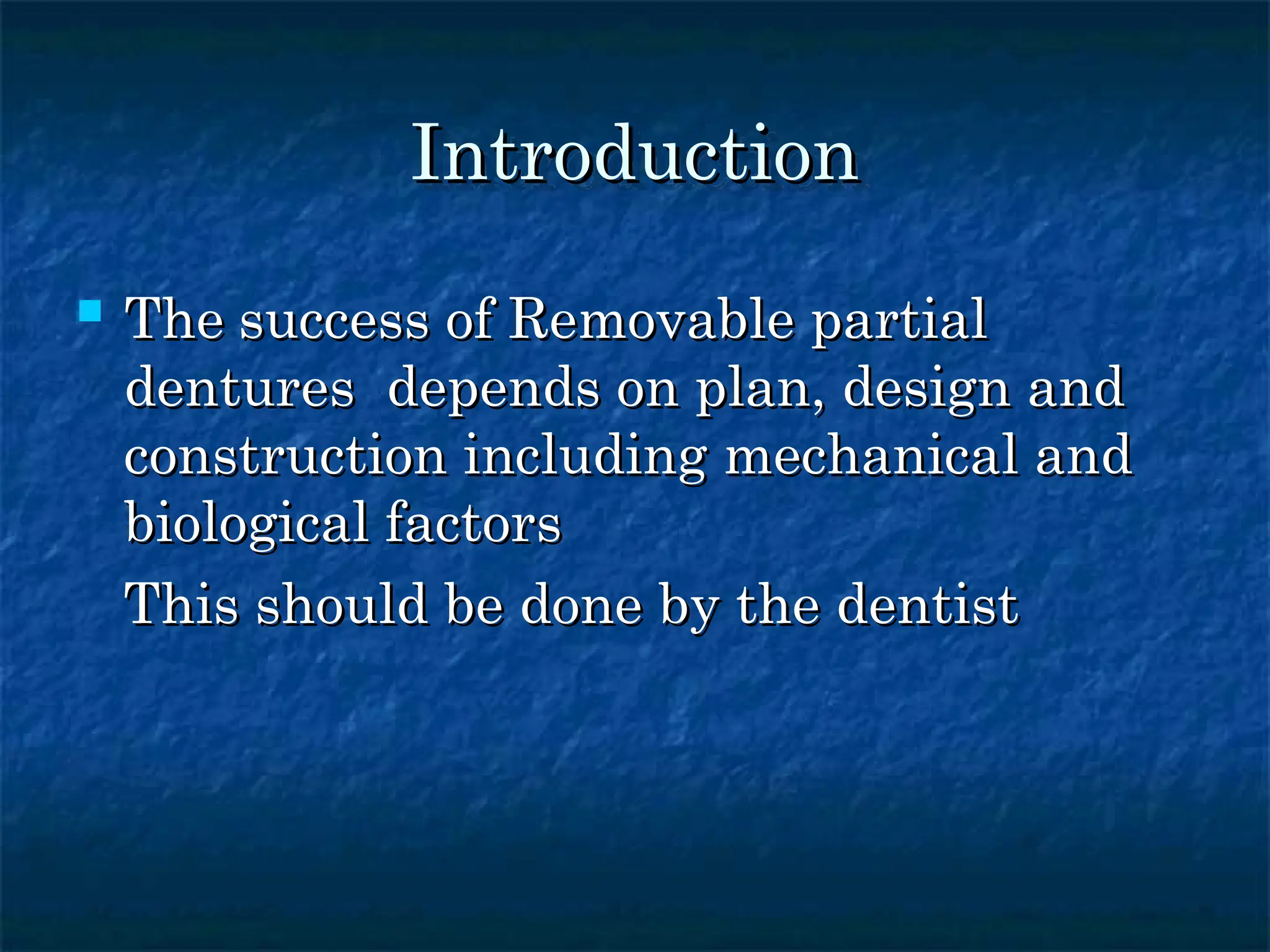 principles of rpd designing.ppt design consideration | PPT