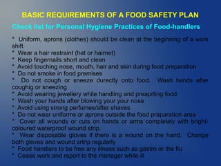 Principles of safety, hygiene and satination powerpoint | PPT