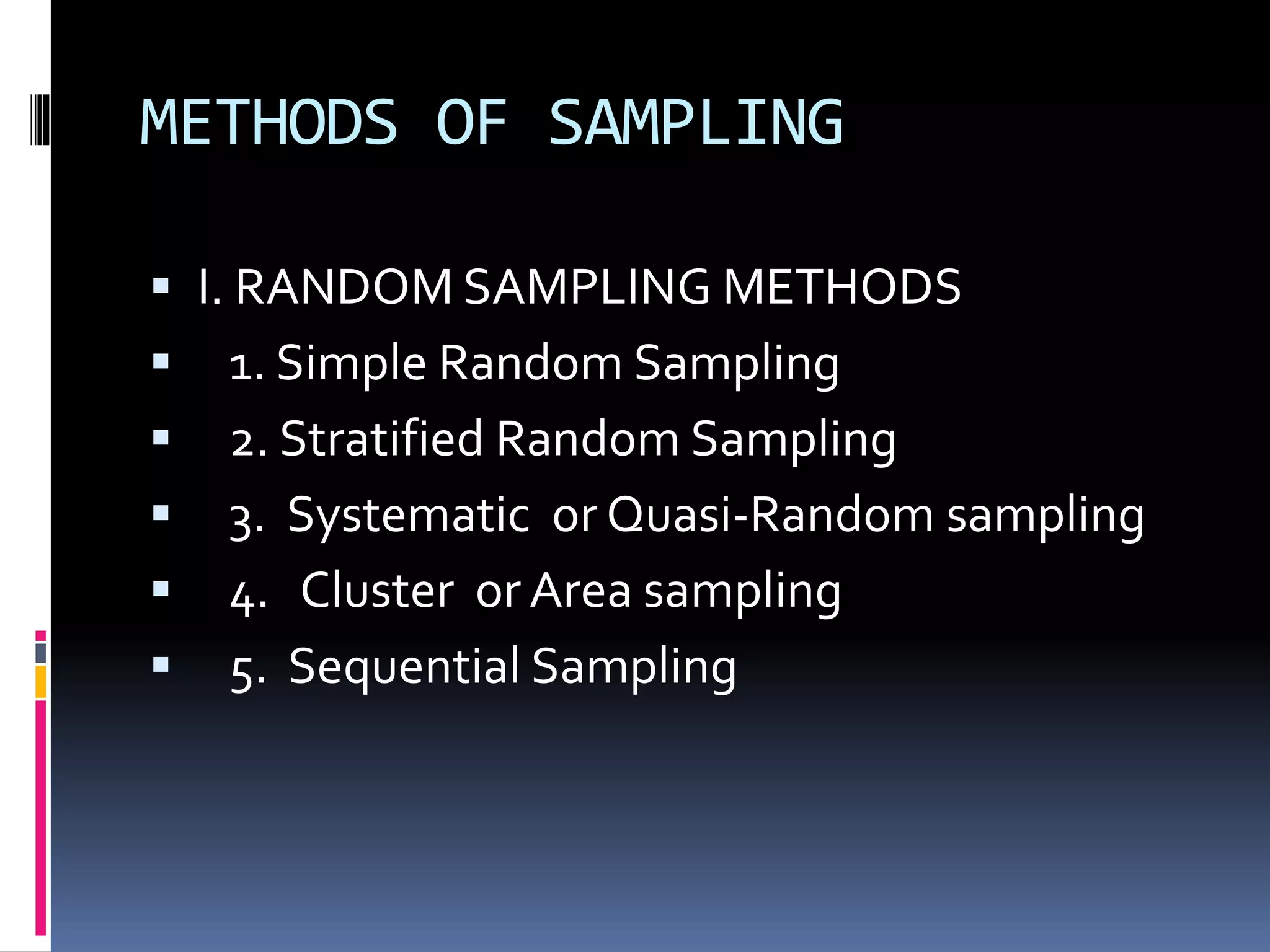 Principles of sampling | PPTX