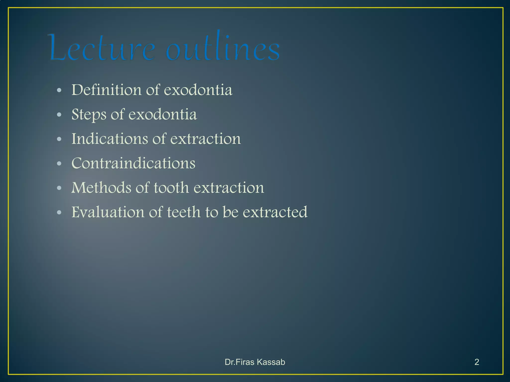 Principles of simple extractions 1 | PDF