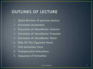 Principles of simple extractions 3 | PPT