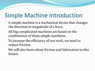 Principles of simple machine | PPT