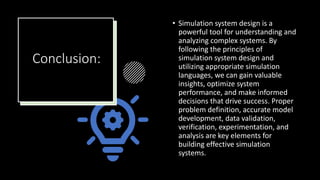 Principles of Simulation System Design and Simulation System and Language.pptx