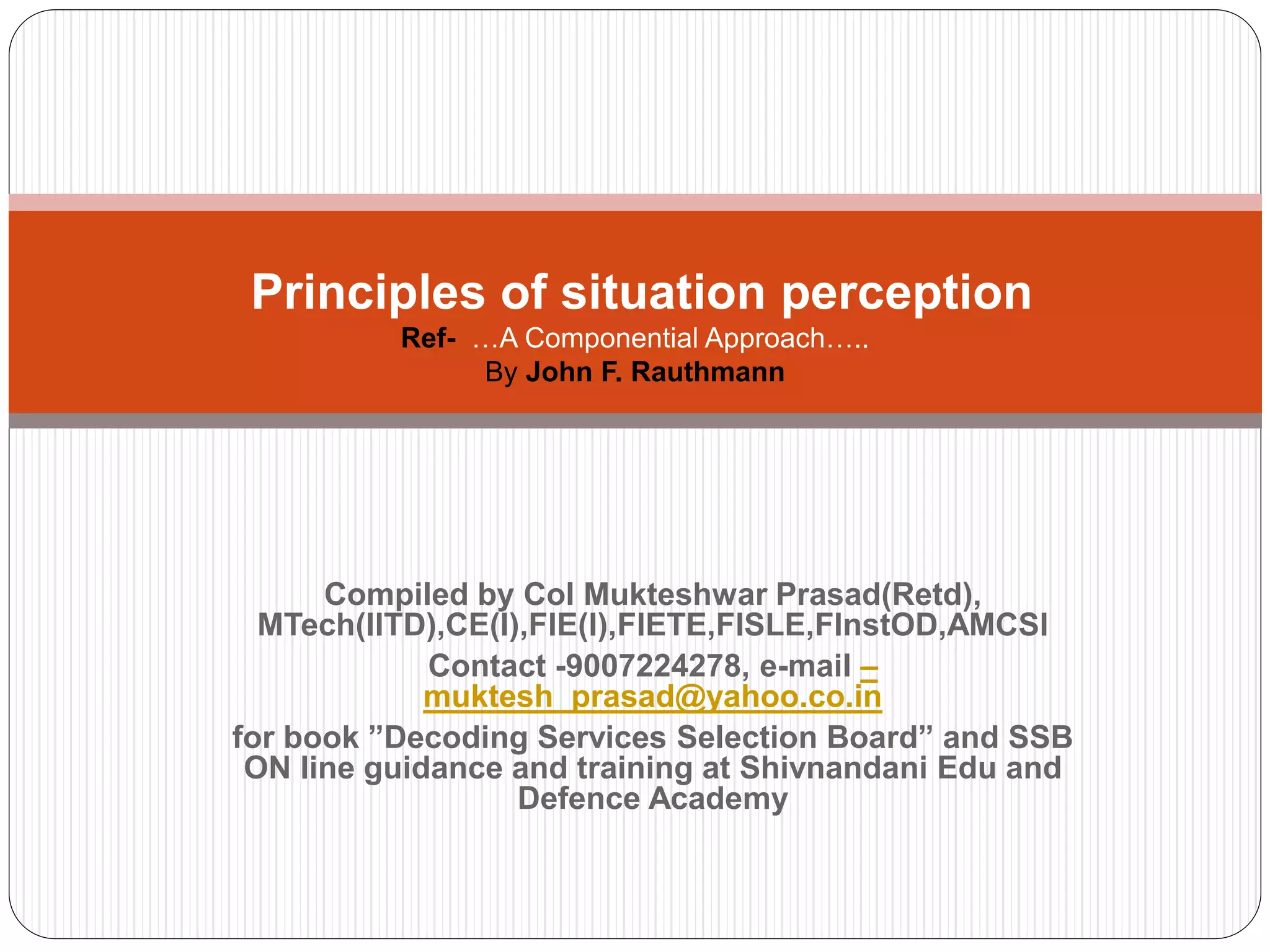 Principles of situation perception.pptx | Science