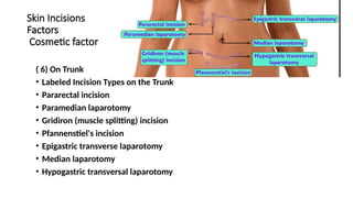 PRINCIPLES OF SKIN INCISION PRINCIPLES OF SKIN INCISION | PPTX