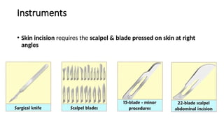 PRINCIPLES OF SKIN INCISION PRINCIPLES OF SKIN INCISION | PPTX