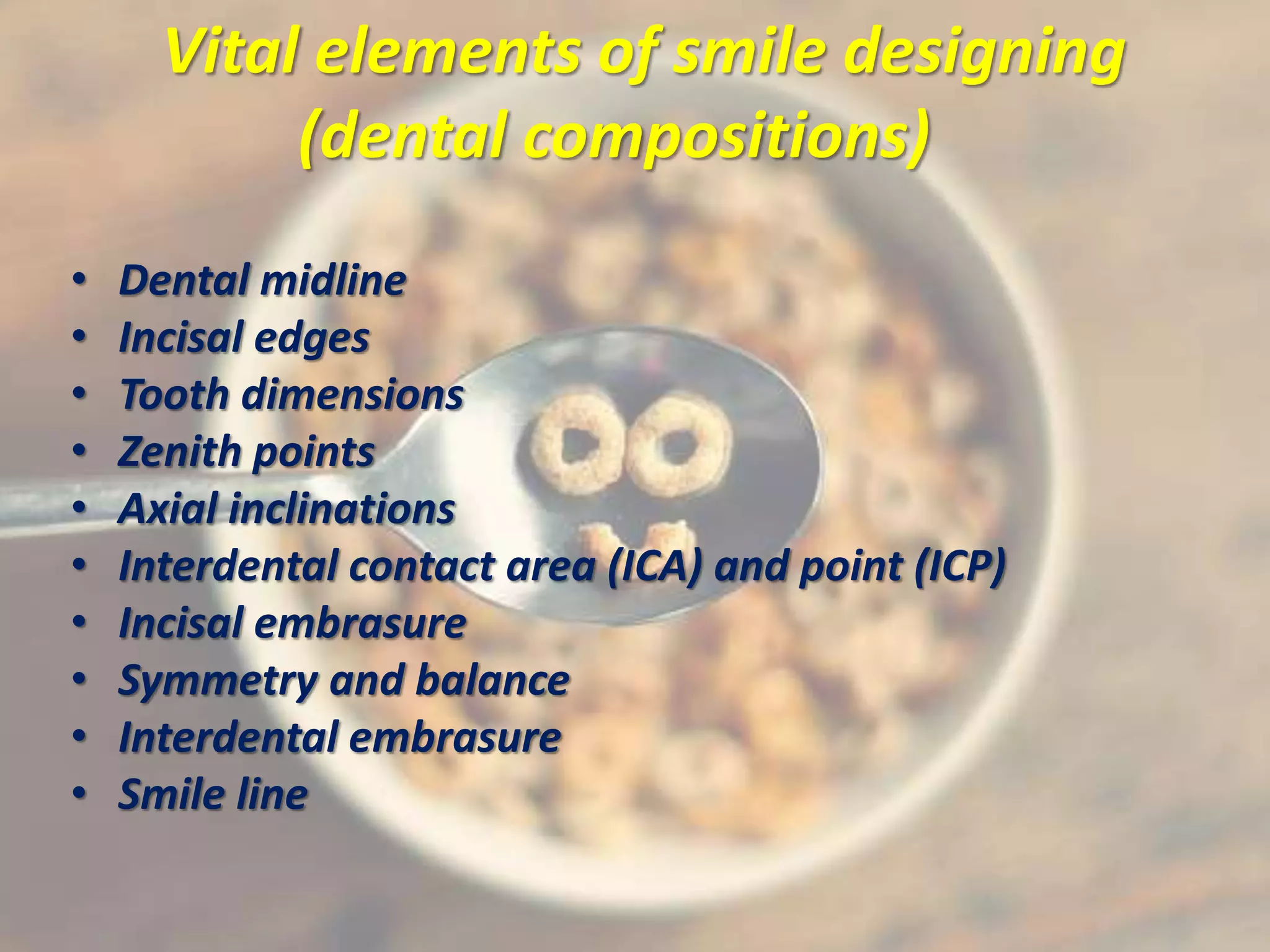 Principles of smile design | PPTX