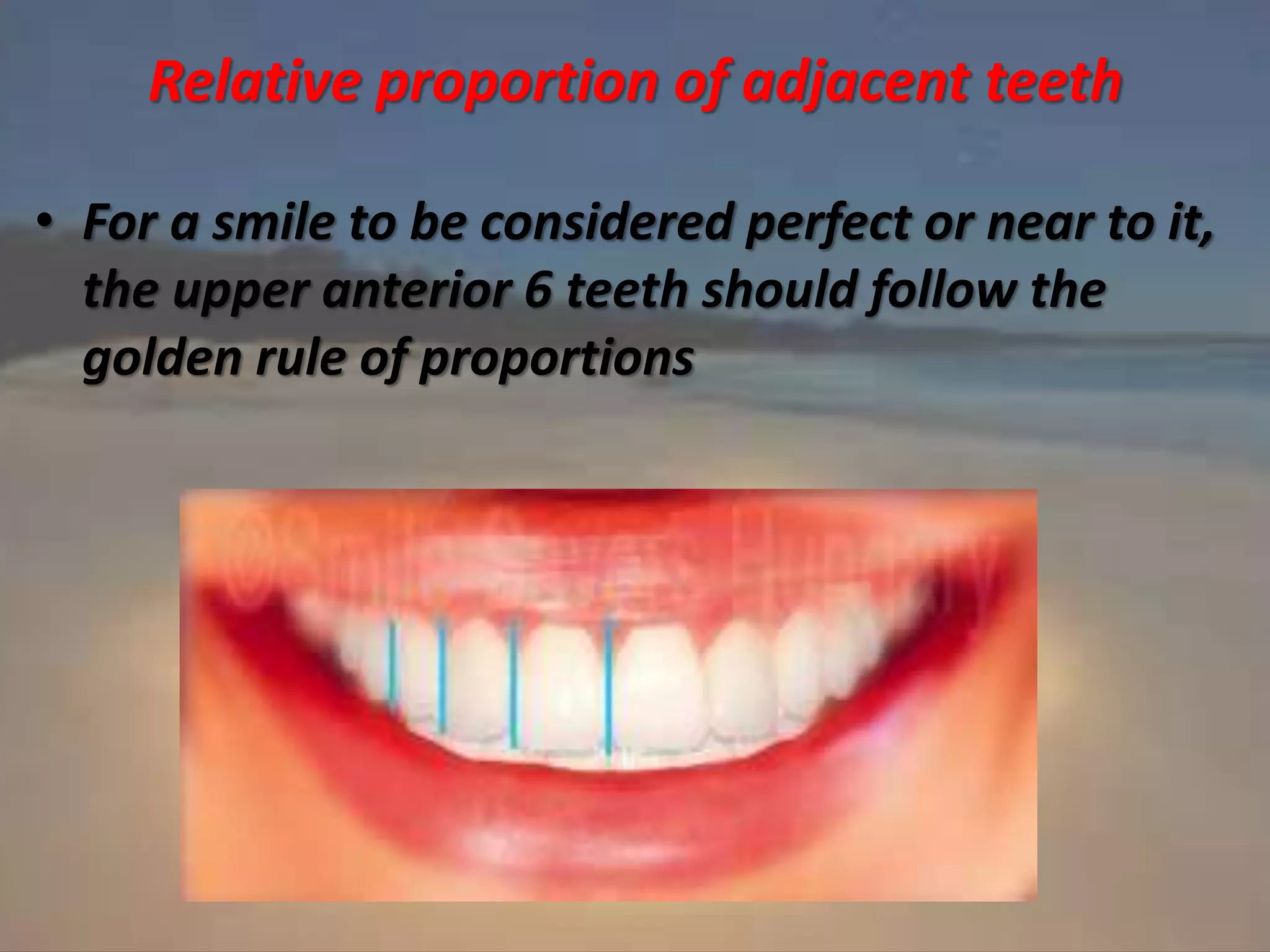 Principles of smile design | PPTX