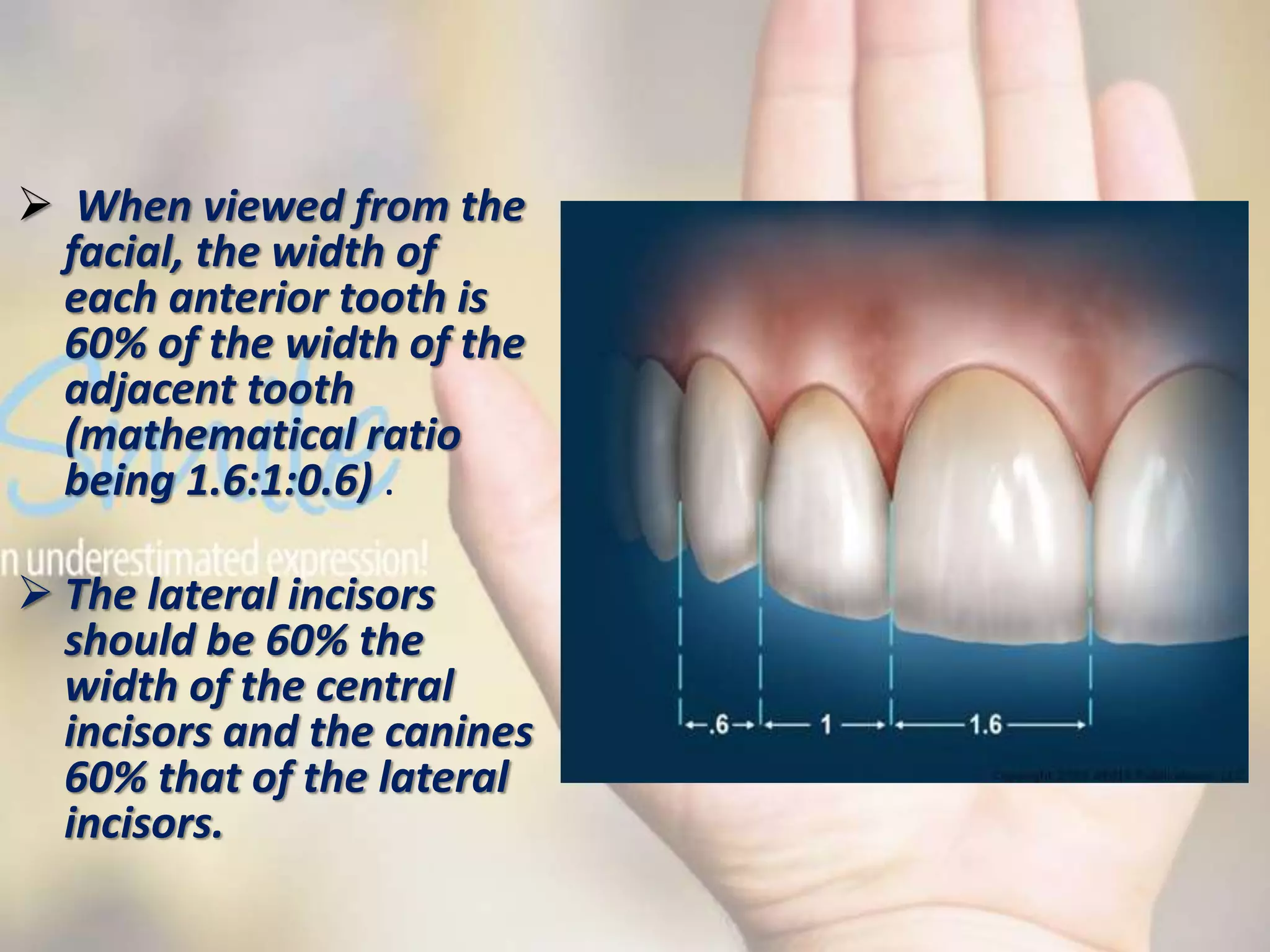 Principles of smile design | PPTX