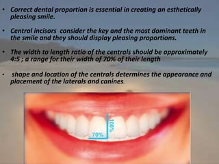Principles of smile design | PPTX