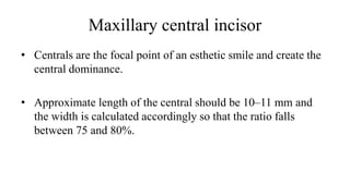 Principles of smile design | PPTX