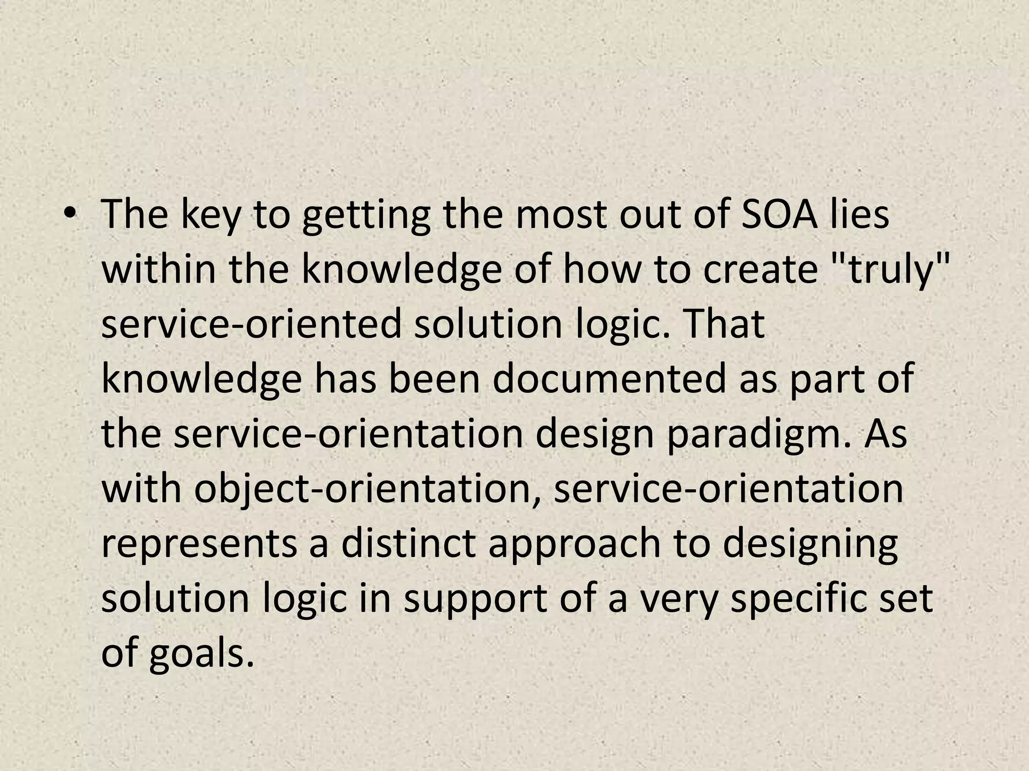 Principles of soa | PPTX
