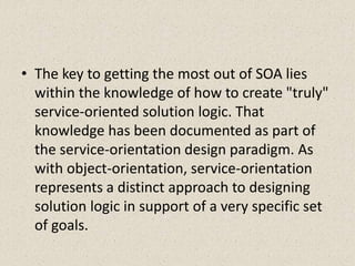 Principles of soa | PPTX