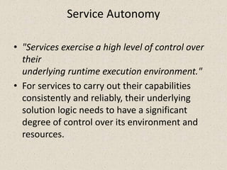 Principles of soa | PPTX