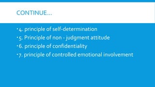 SEVEN GENERIC PRINCIPLES OF SOCIAL WORK PROFESSION | PPTX