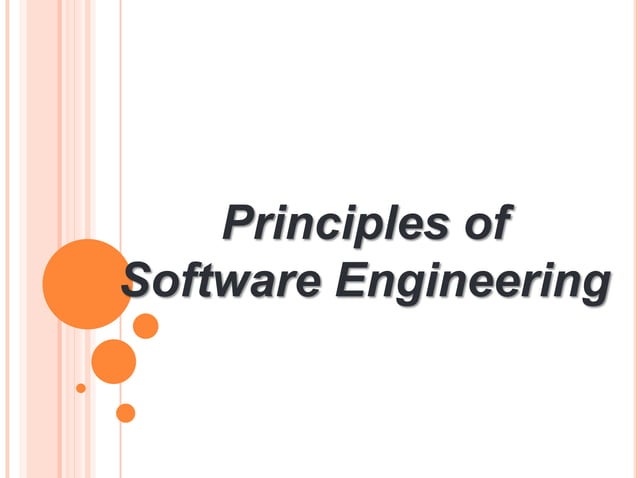 Principles of Software Engineering @MyAssignmenthelp.com