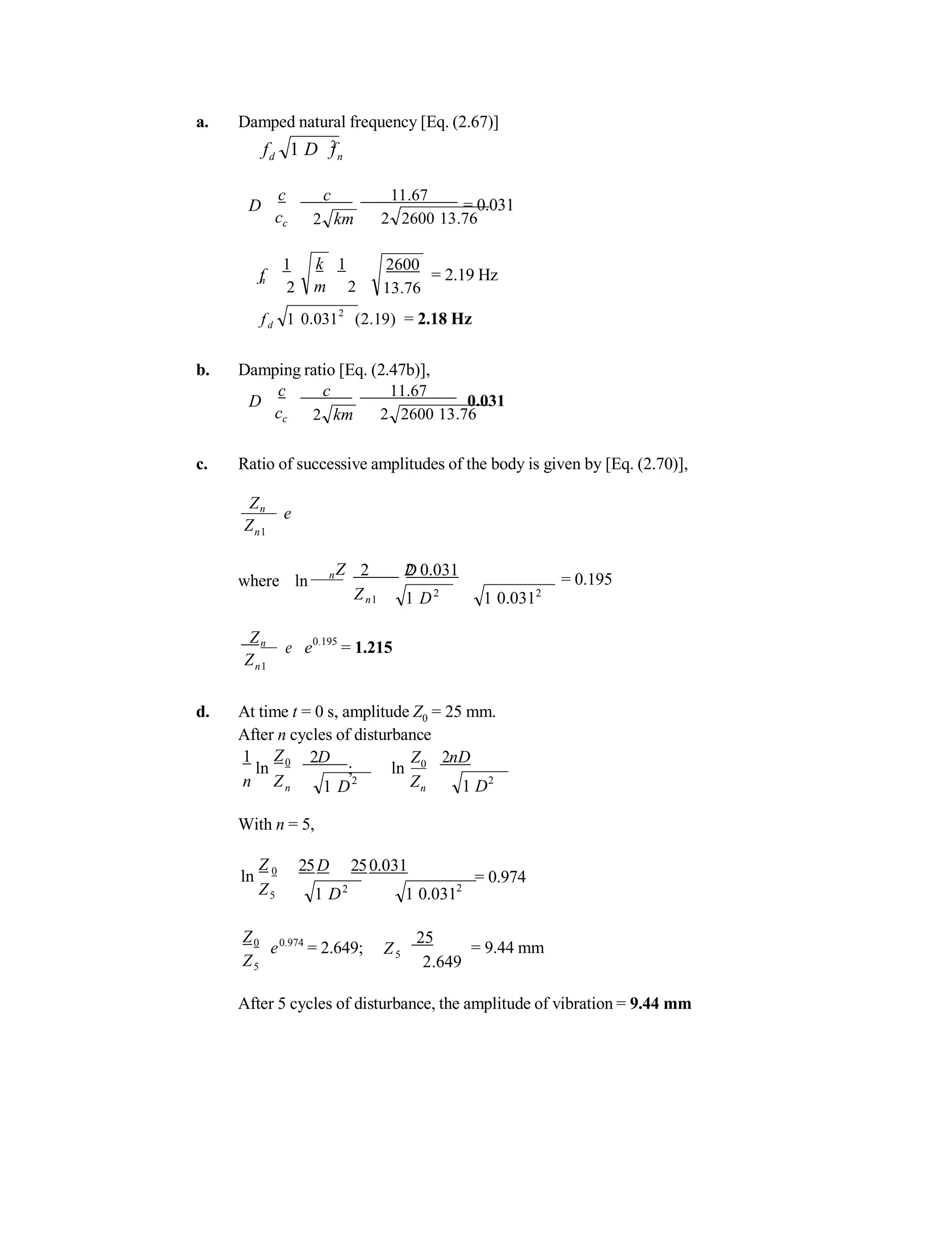 Principles of soil dynamics 3rd edition das solutions manual | PDF