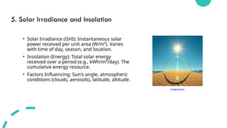 Principles of Solar Energy Design for home resedental | PPTX