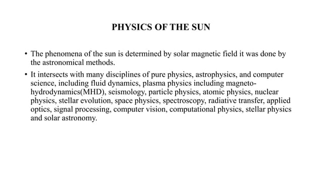 Principles of solar radiation | PPTX | Physics | Science