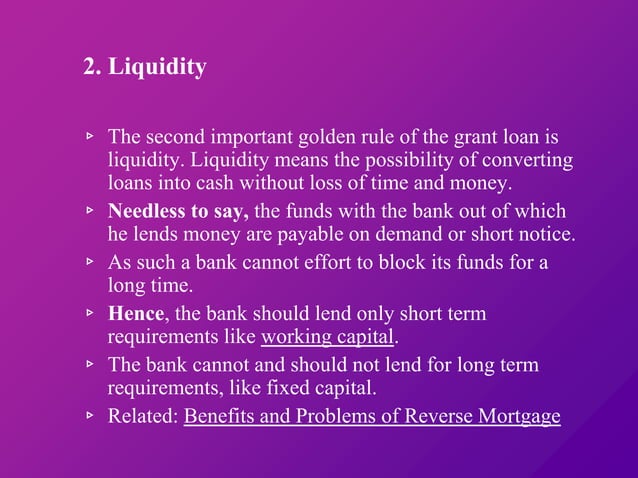 Principles of Sound lending.pptx | Business Banking & Finance | Business