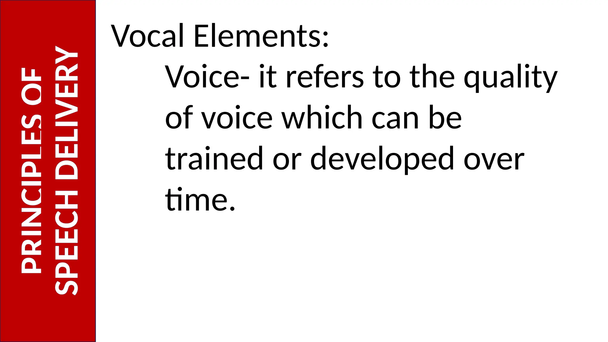 Principle of speech delivery ppt. Oral communication | PPTX