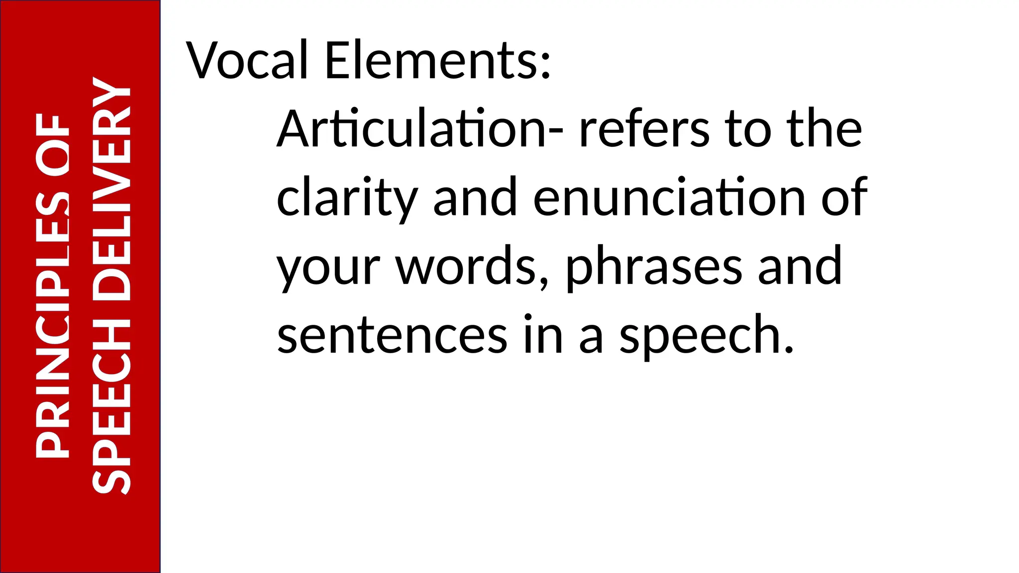 Principle of speech delivery ppt. Oral communication | PPTX