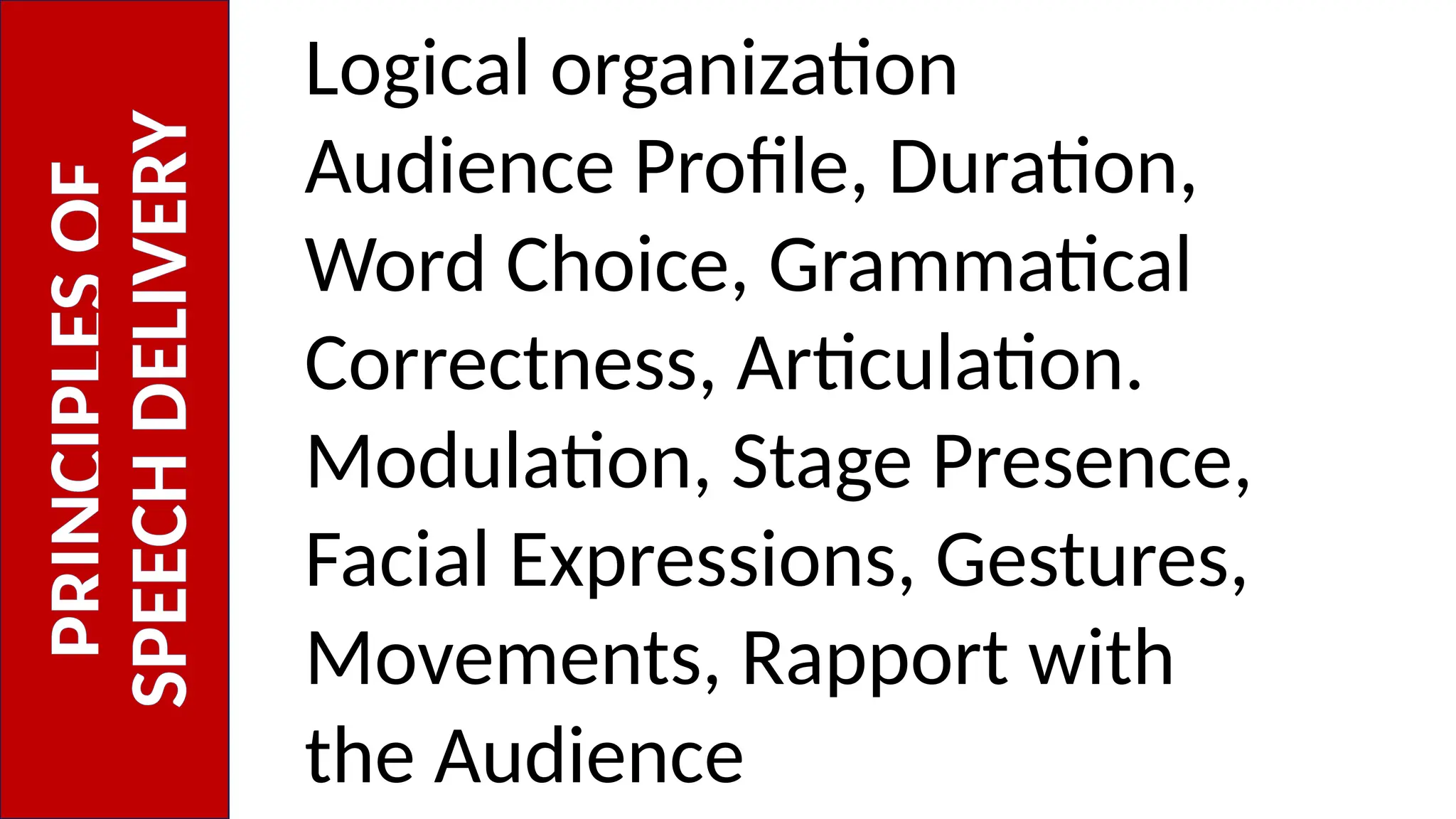Principle of speech delivery ppt. Oral communication | PPTX