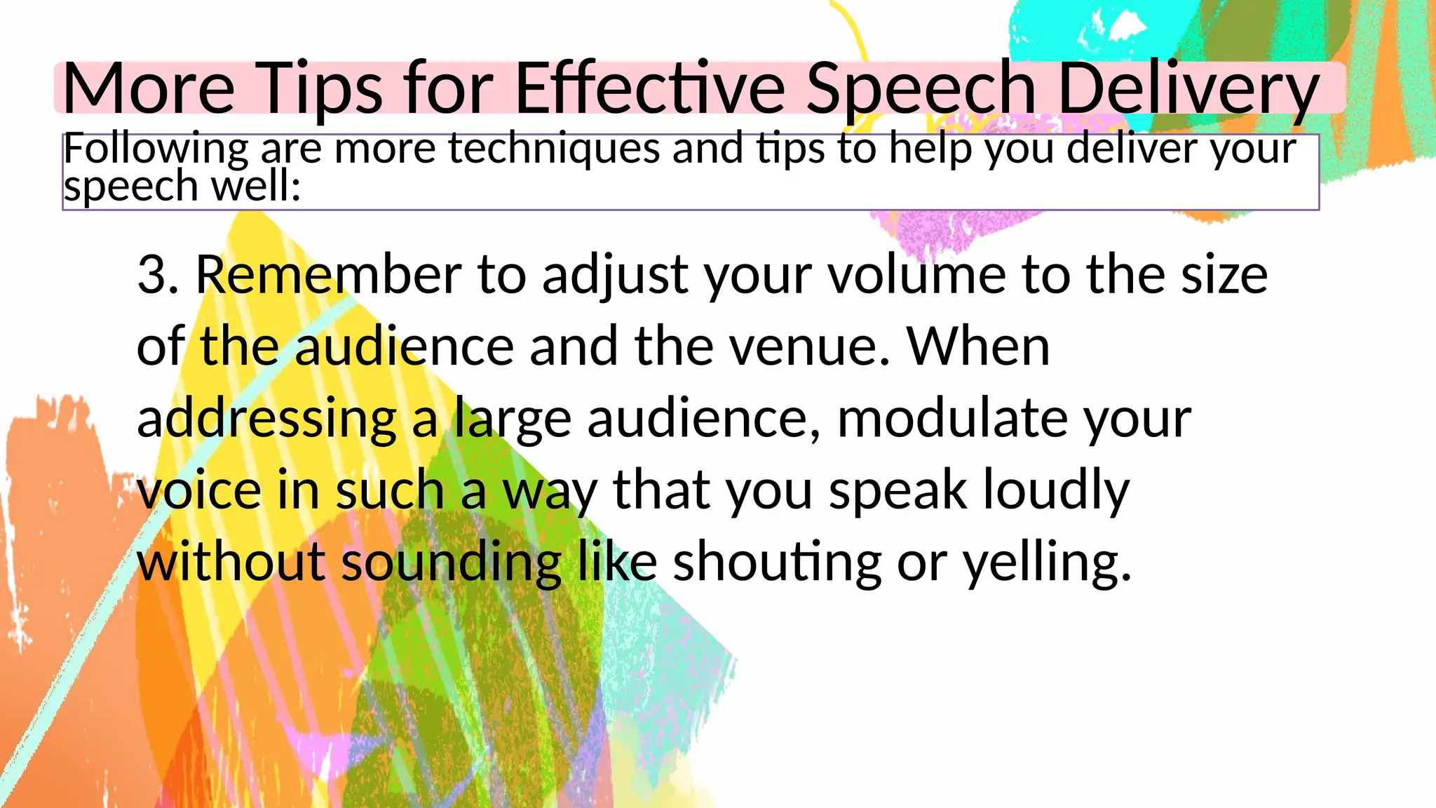 PRINCIPLES OF SPEECH DELIVERY.powerpointpptx | PPTX