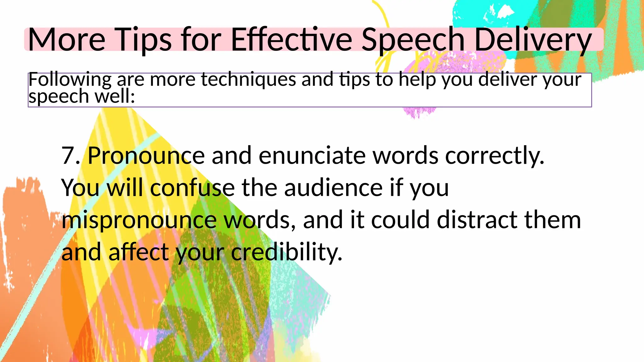 PRINCIPLES OF SPEECH DELIVERY.powerpointpptx | PPTX