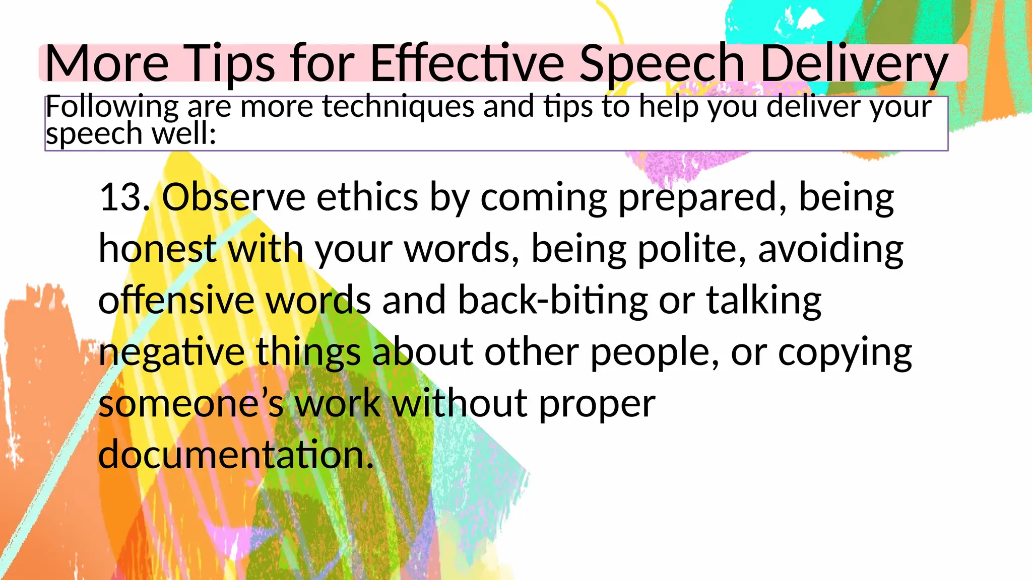 PRINCIPLES OF SPEECH DELIVERY.powerpointpptx | PPTX