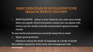 PRINCIPLES OF SPEECH DELIVERY-Oral Comm..pptx